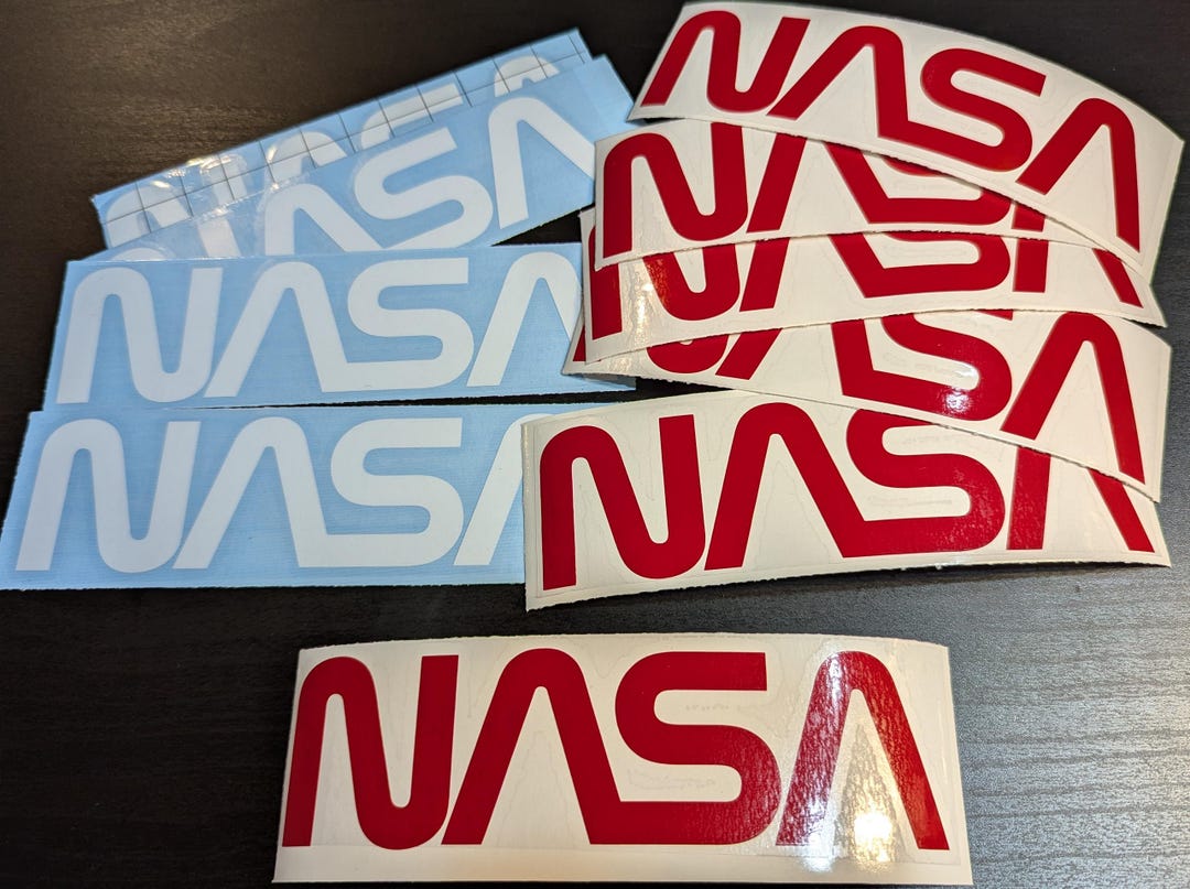 NASA Worm Logo Vinyl Decal (6" Wide) - Etsy