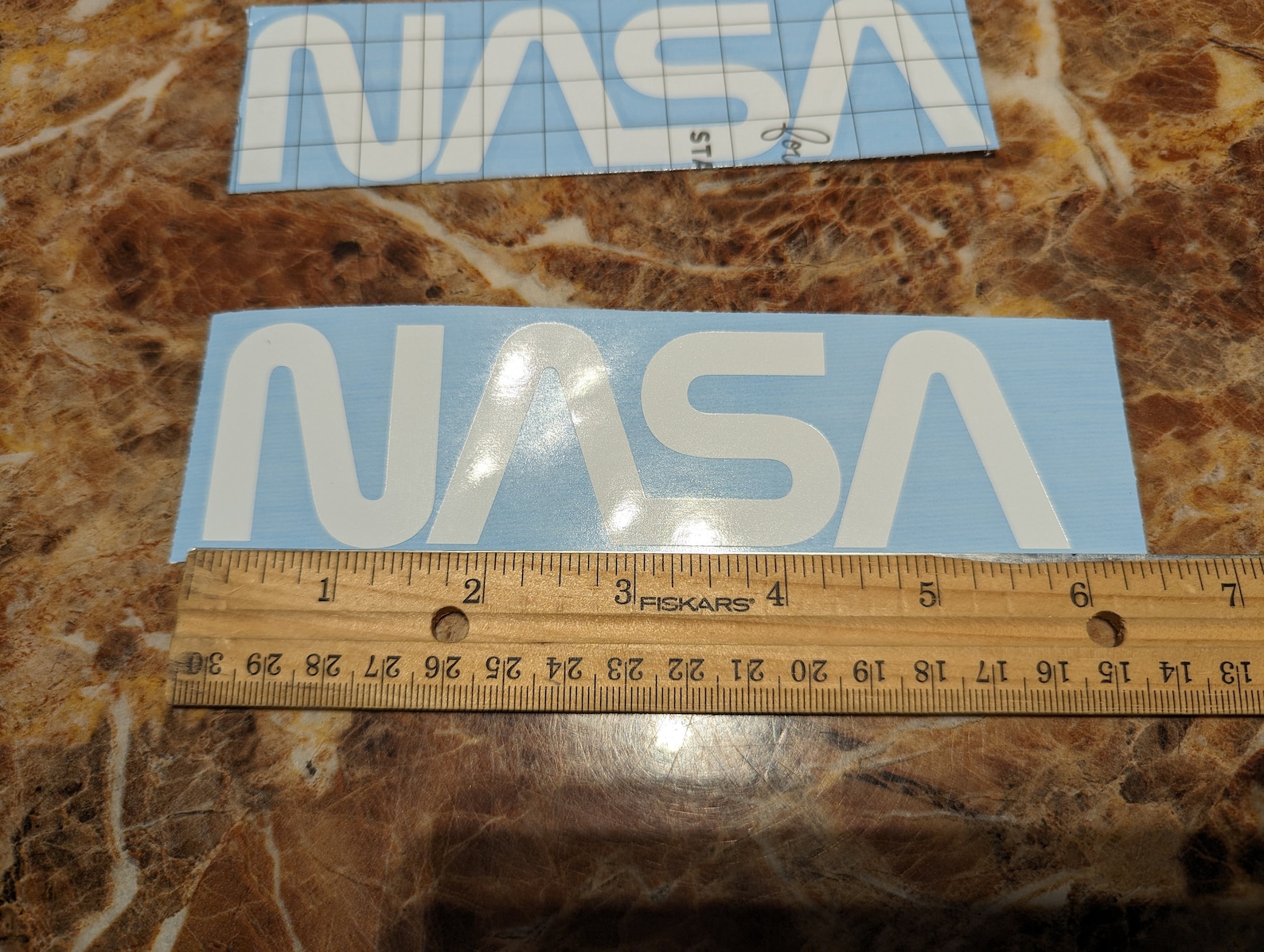 NASA Worm Logo Vinyl Decal (6" Wide) - Etsy