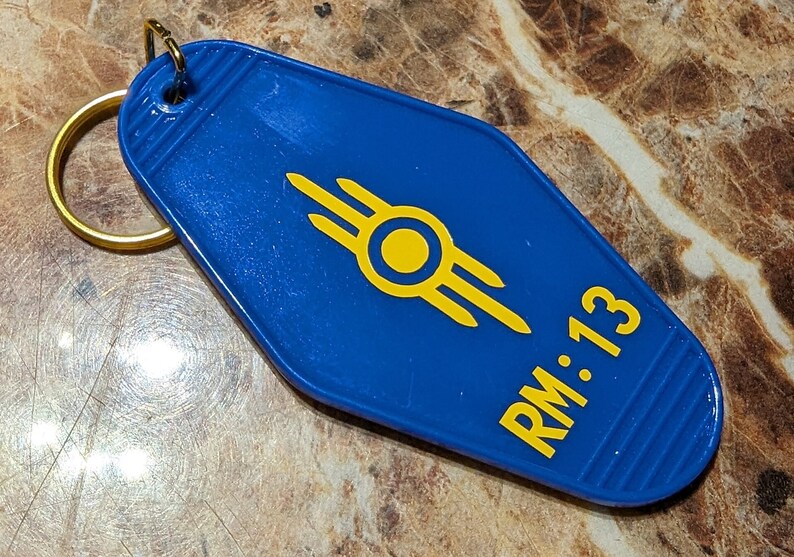 Fallout New Vegas Inspired Vault 21 Hotel Key Tag Keychain - Etsy