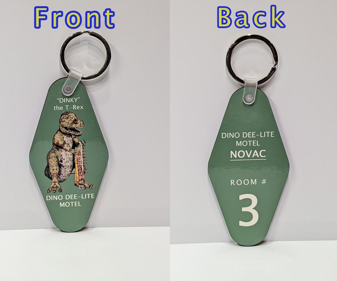Fallout New Vegas Dino Dee-lite Motel Key Tag - Room #3 - Dinky the ...