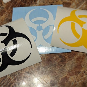 Biohazard Logo Vinyl Decal - Etsy