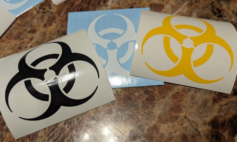 Biohazard Logo Vinyl Decal - Etsy