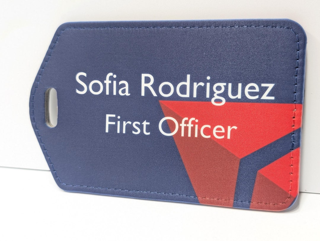 Personalized Pilot Flight Bag Tag | Custom Pilot Name Tag | Aviation ...