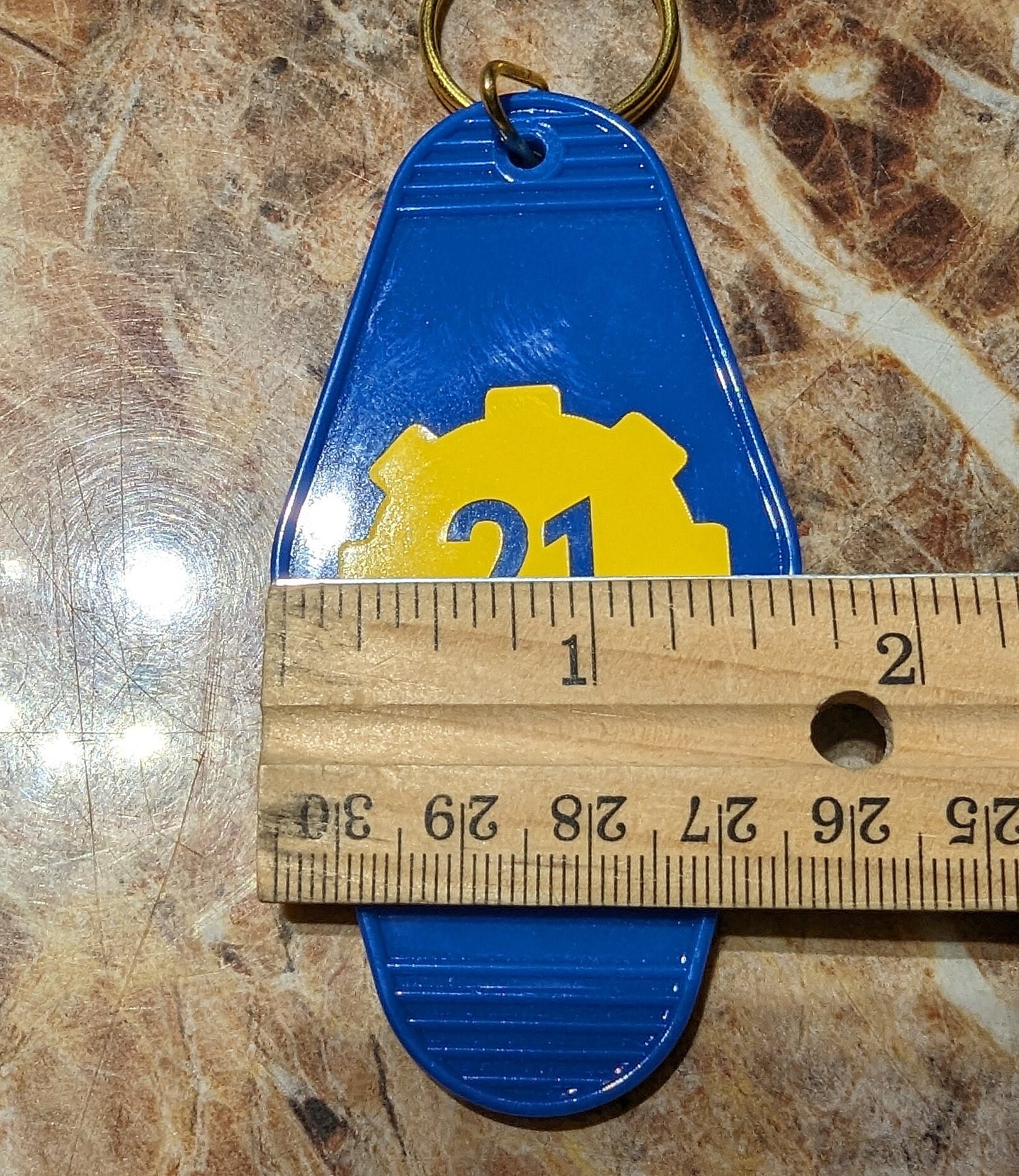 Fallout New Vegas Inspired Vault 21 Hotel Key Tag Keychain - Etsy