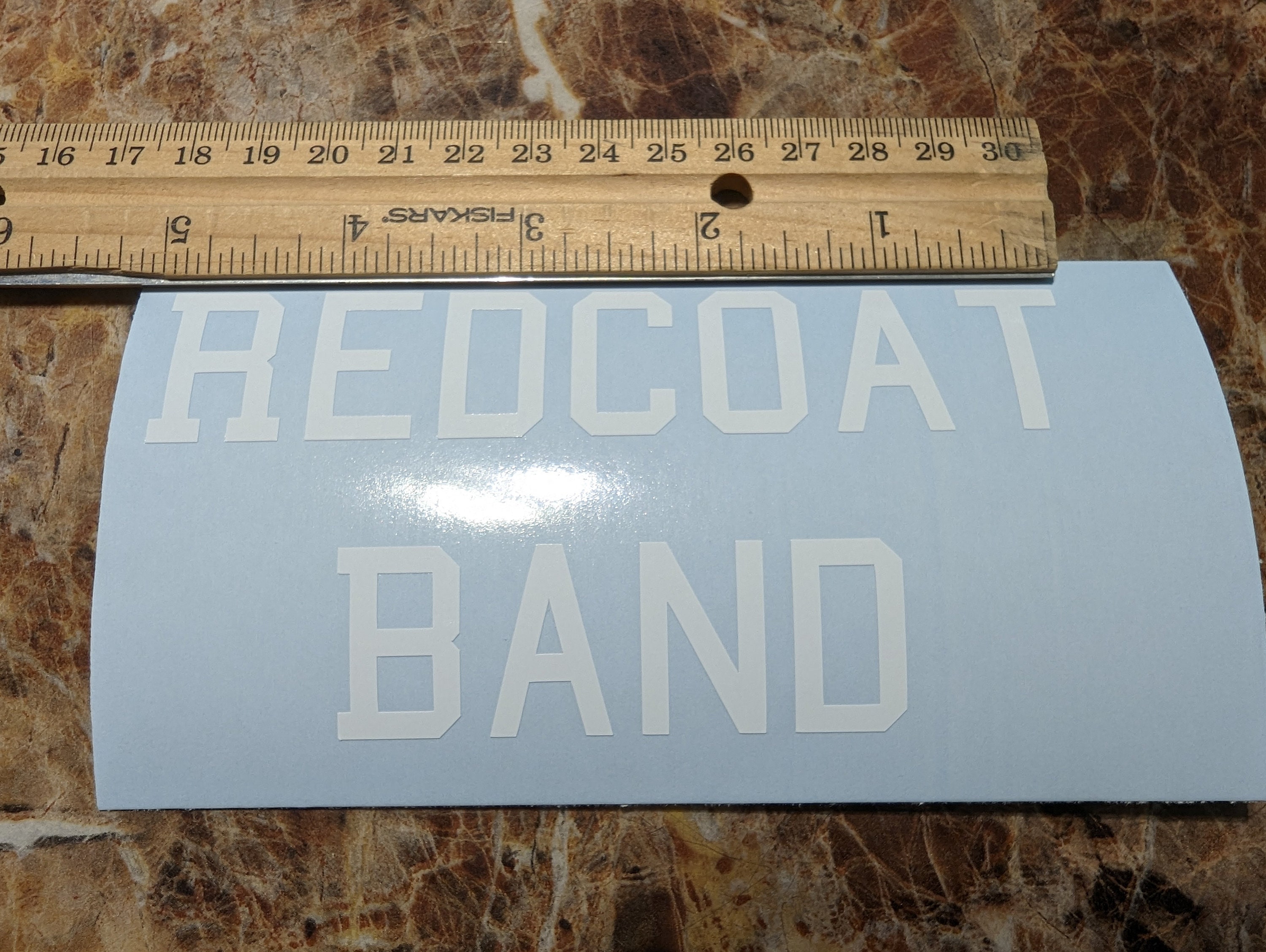 5" Redcoat Band Decal - Etsy