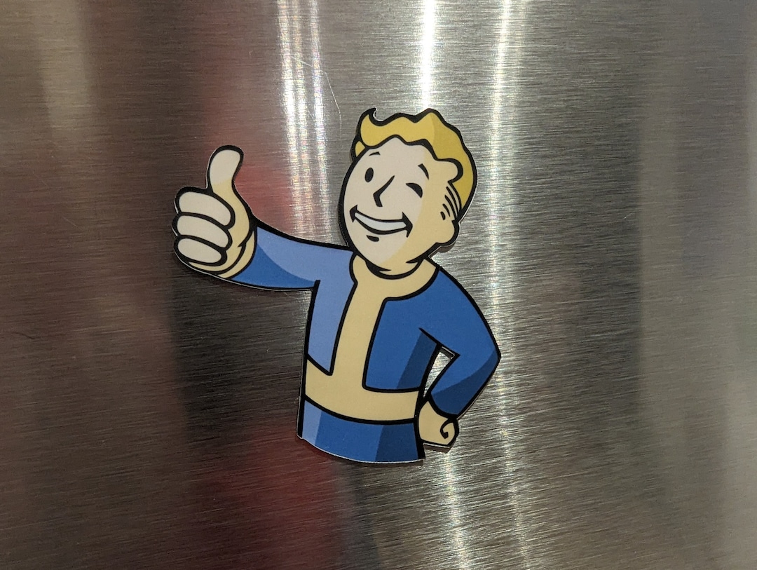 Fallout Vault Boy Thumbs up Magnet - Etsy