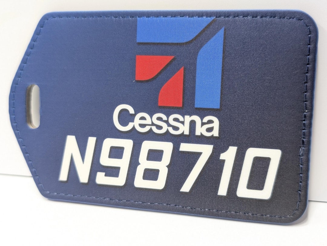 Custom Aircraft Flight Bag Tag | Personalized Pilot Bag Tag | Unique ...