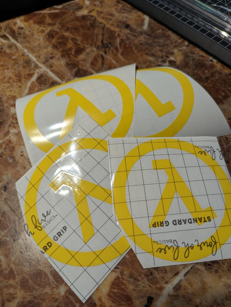 Half-life Lambda Logo Decal (permanent Vinyl) - Etsy