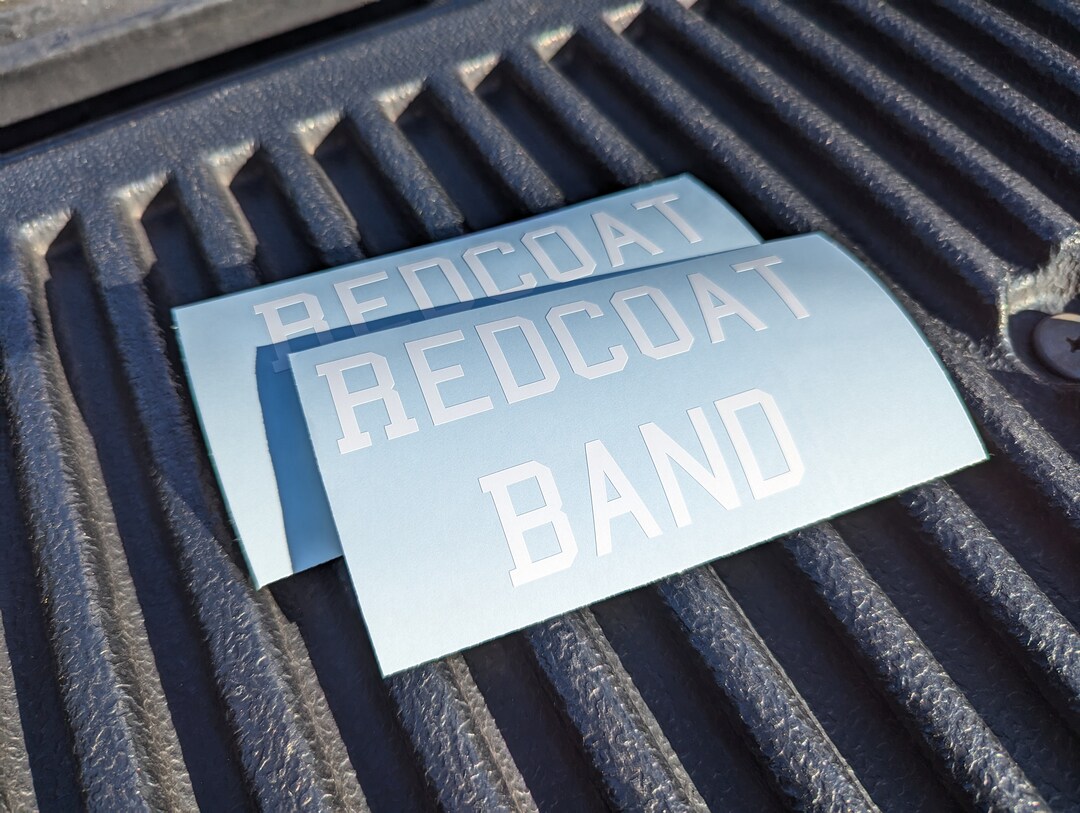 5" Redcoat Band Decal - Etsy