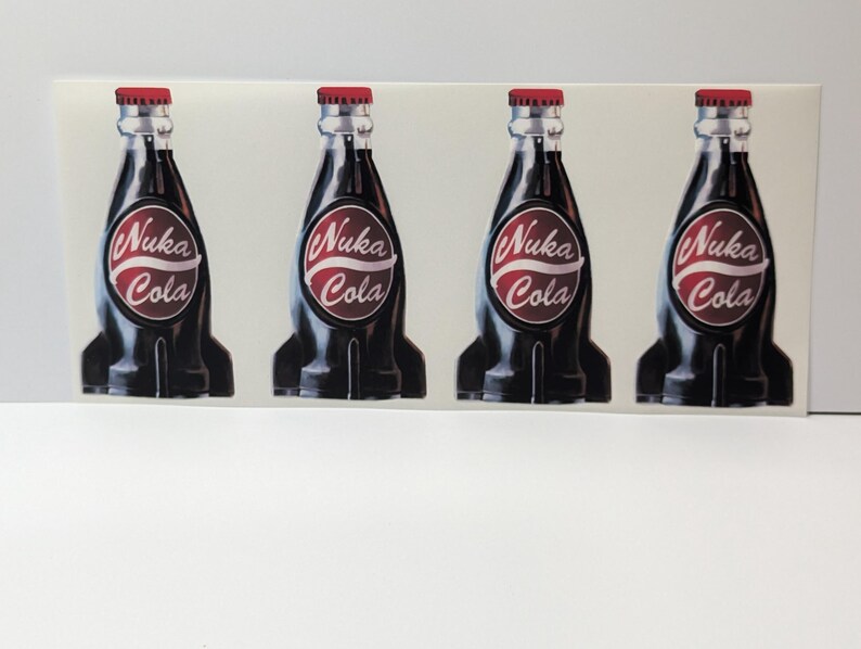 Nuka Cola Bottle Sticker Sheet - Etsy