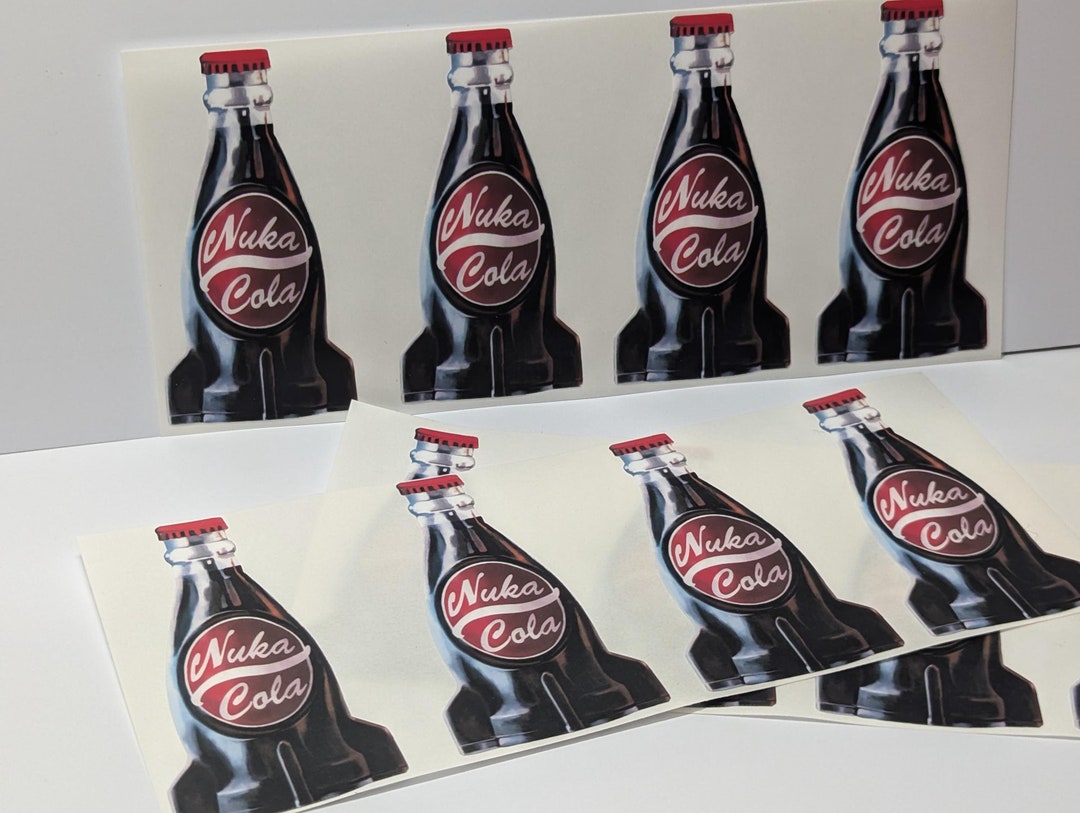 Nuka Cola Bottle Sticker Sheet - Etsy