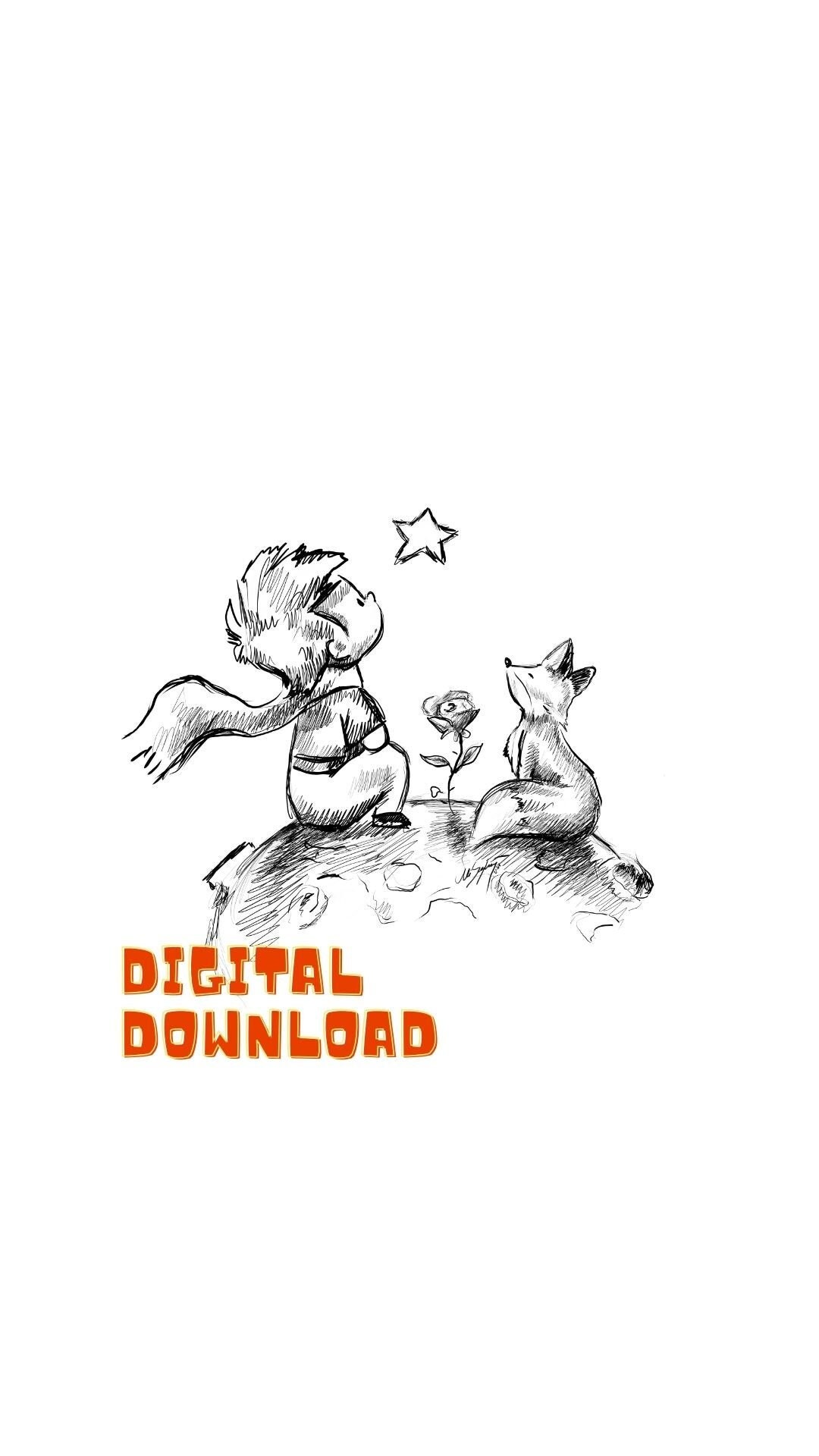 The Little Prince, Le Petit Prince, Digital Download, Image Cut Files ...