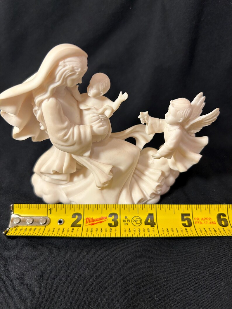 1995 Millenium Peace on Earth Roman Mary Baby Jesus Angel - Etsy