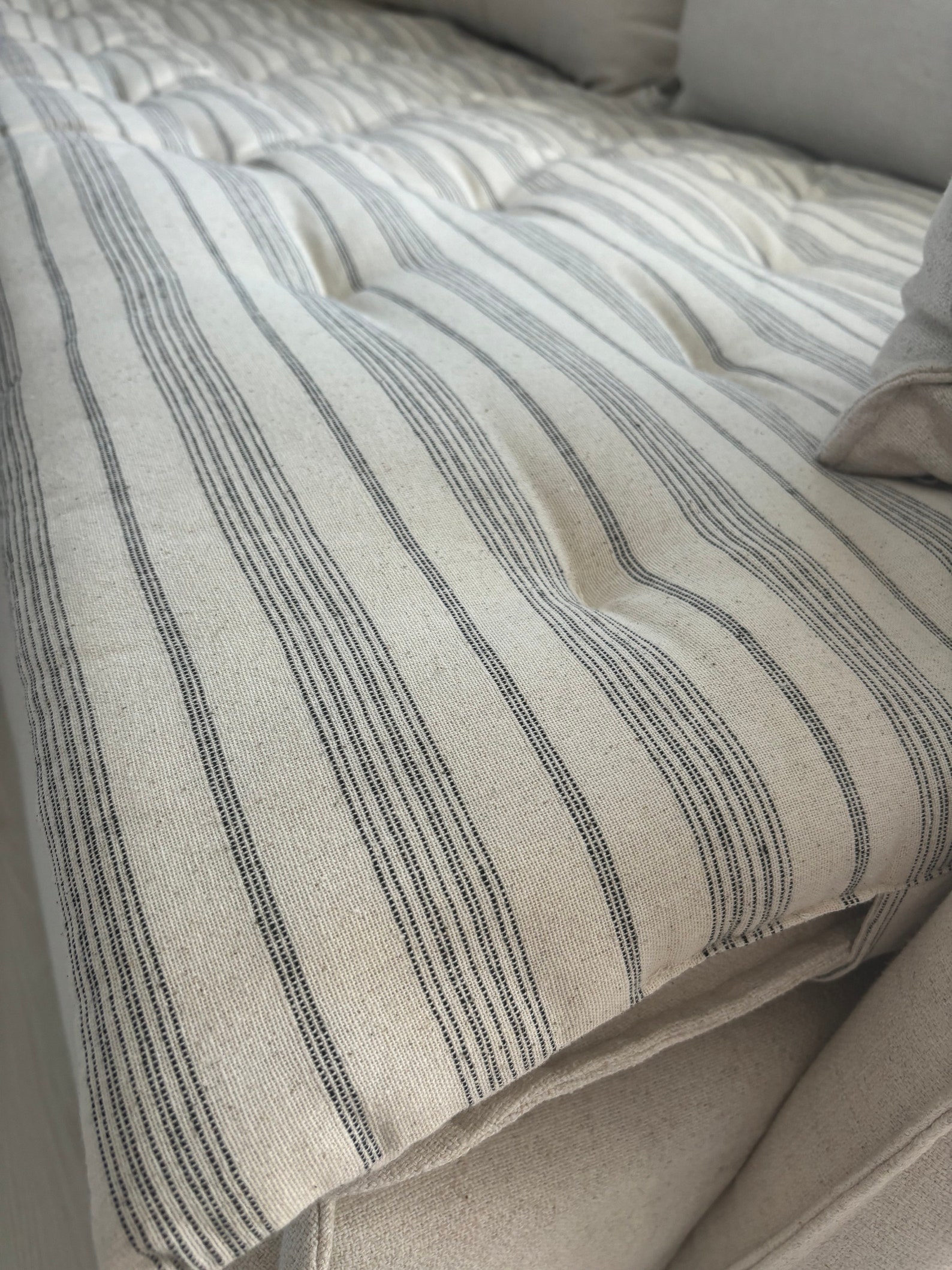 Cotton %100 Fabric Sofa Topper Sofa Cover Slipcovers Washable Custom ...