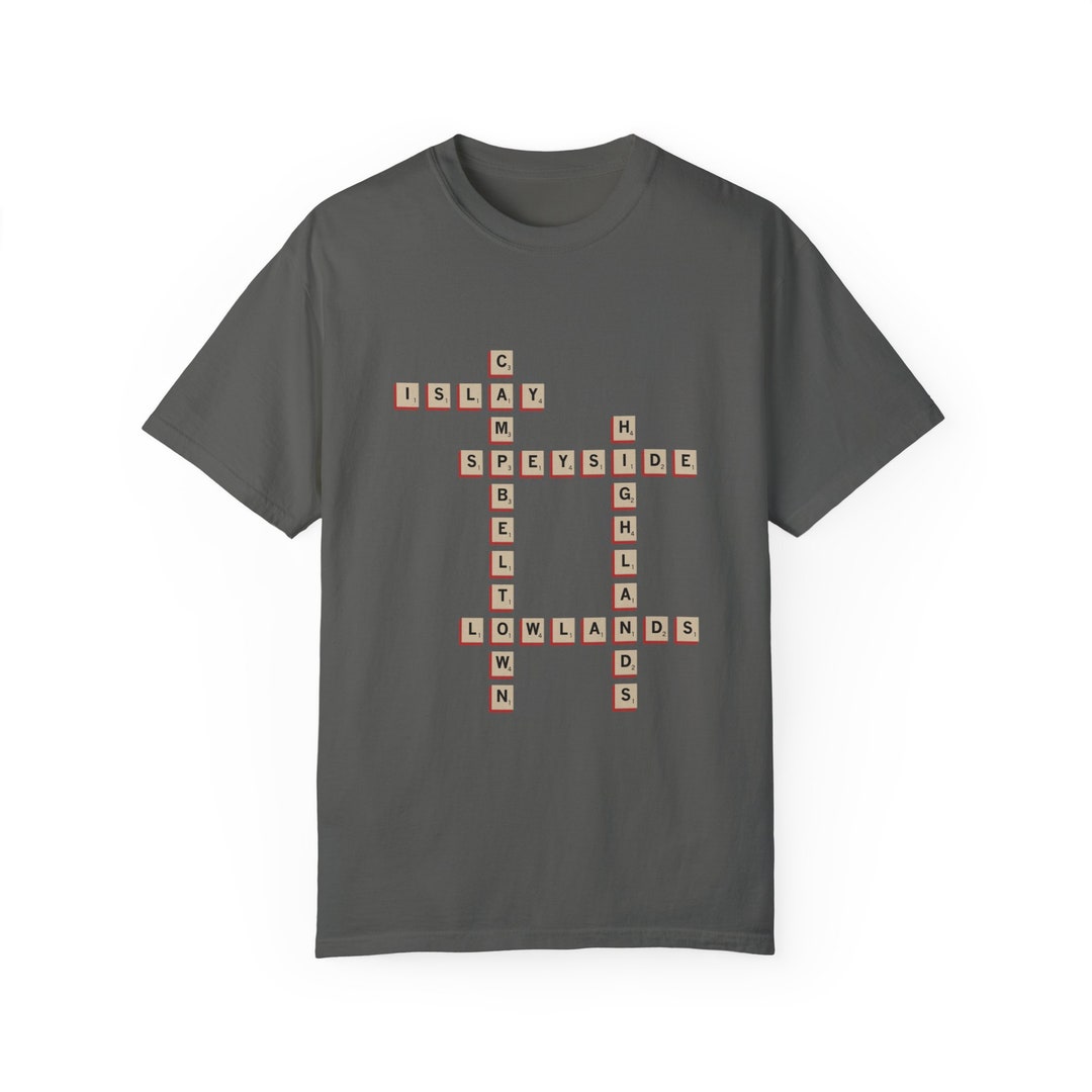 Scrabble-inspired Whisky Regions of Scotland T-shirt - Etsy