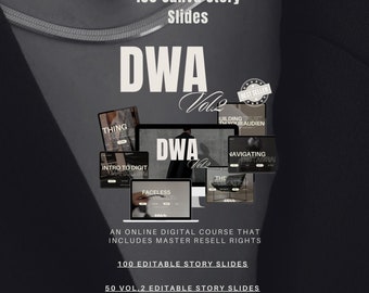 150 Dwa Mega Bundle Instagram Story Slides PLR/MMR Digital Wealth Academy Digital Product DFY ...