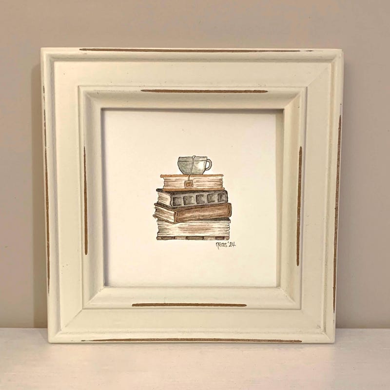 Book Painting - Etsy
