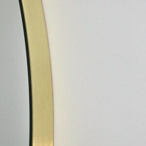 Seamless Round Mirror With Brass Frame - Etsy