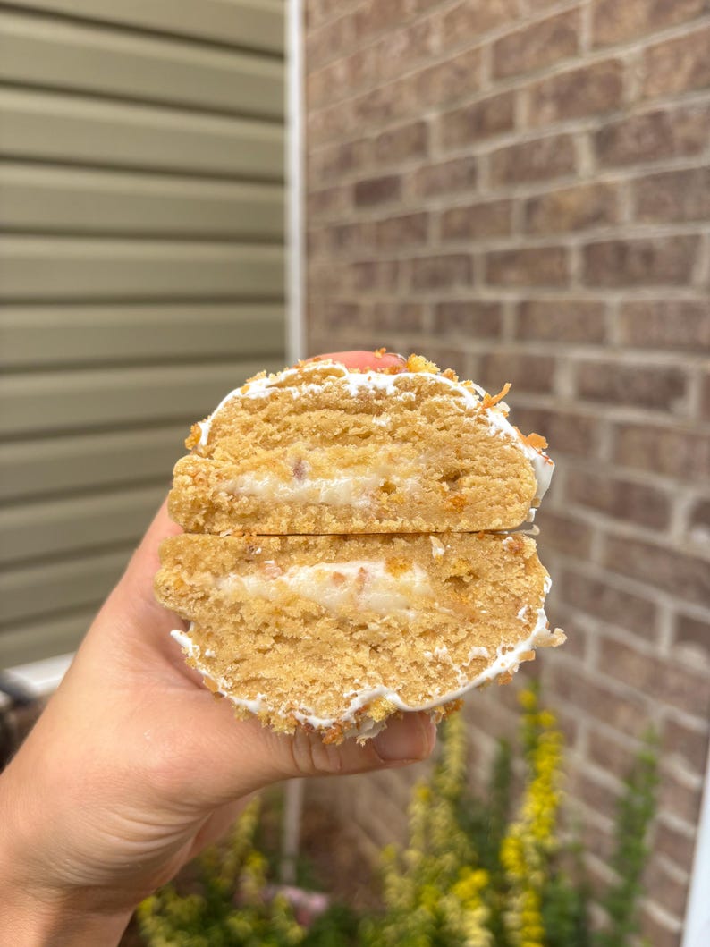 Coconut Cream Pie Stuffed Cookie Recipe: Gourmet New York Style ...