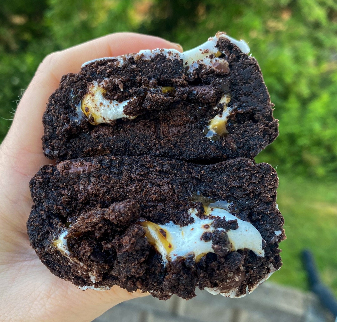 RECIPE- Stuffed Fish Food Cookie, Thick Gourmet Chunky Cookie RECIPE ...