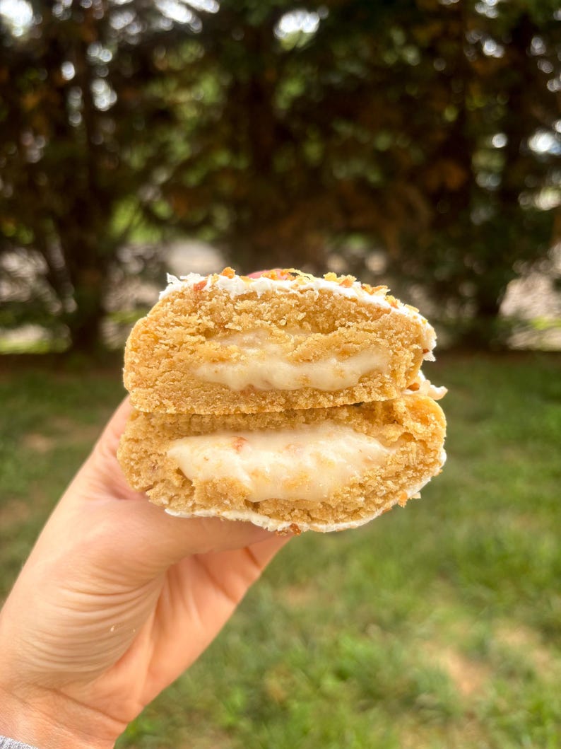 Coconut Cream Pie Stuffed Cookie Recipe: Gourmet New York Style ...
