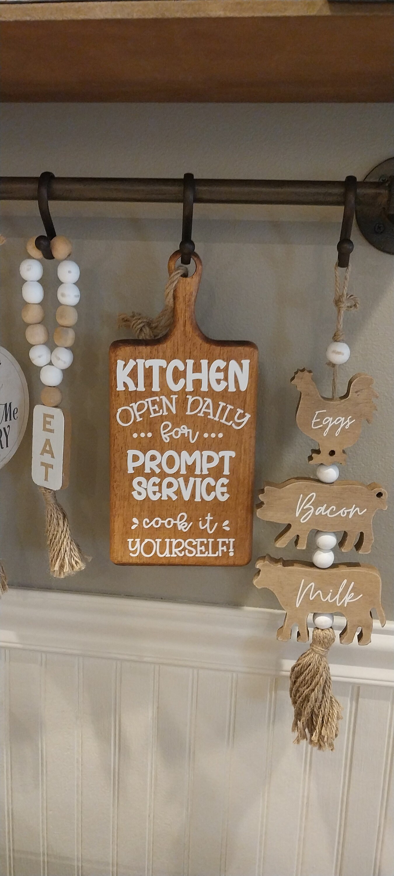 Decorative Cutting Boards for Wall, Cutting Board Sign Decor, Kitchen ...