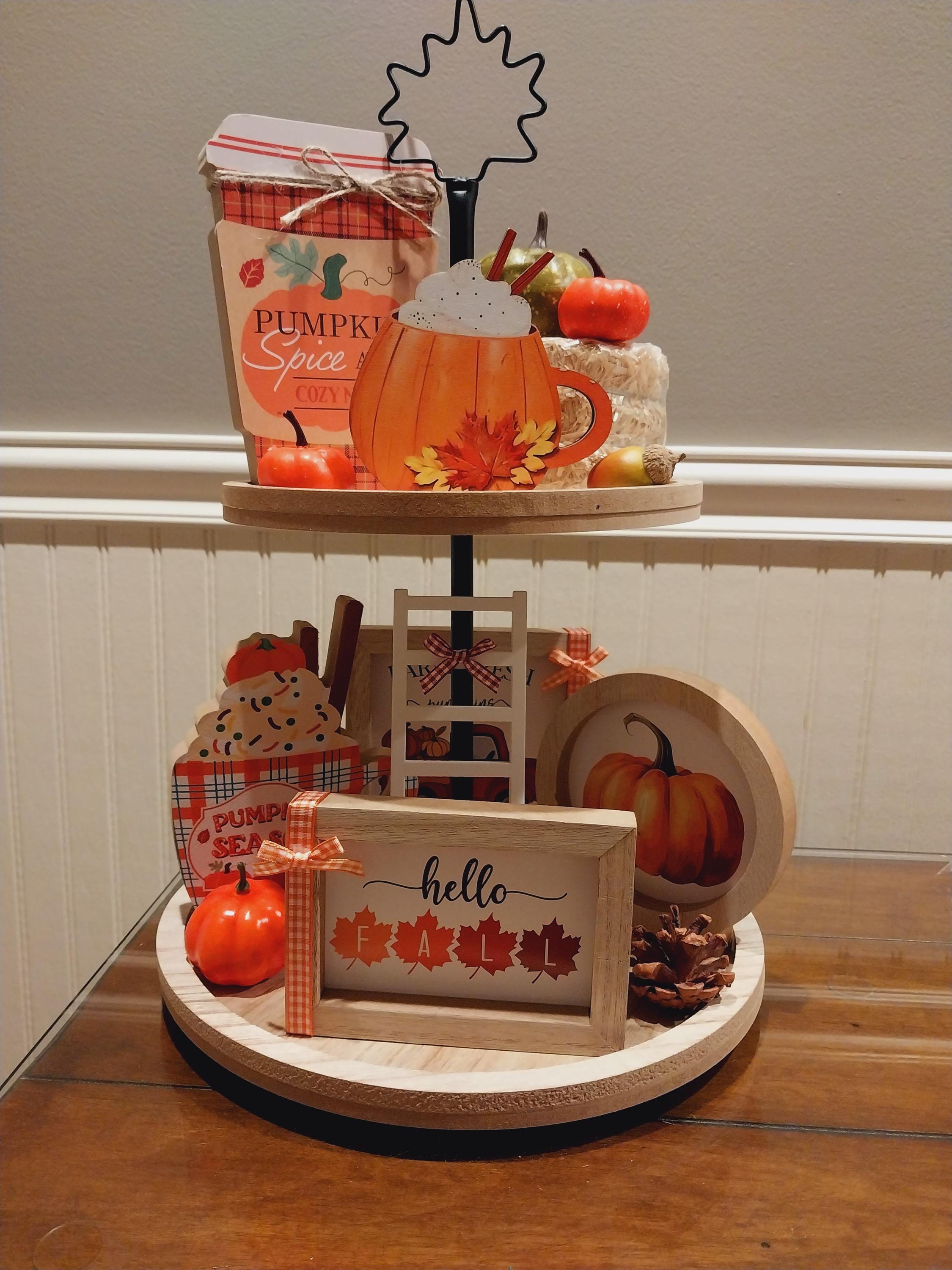 Tiered Tray, Versatile Tiered Tray With Interchangeable Designs and ...