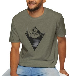 Nature Shirt, Nature Shirt, Forest Graphic, Hiking Shirt, Adventure Tee ...