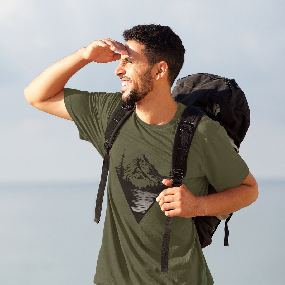 Nature Shirt, Nature Shirt, Forest Graphic, Hiking Shirt, Adventure Tee ...