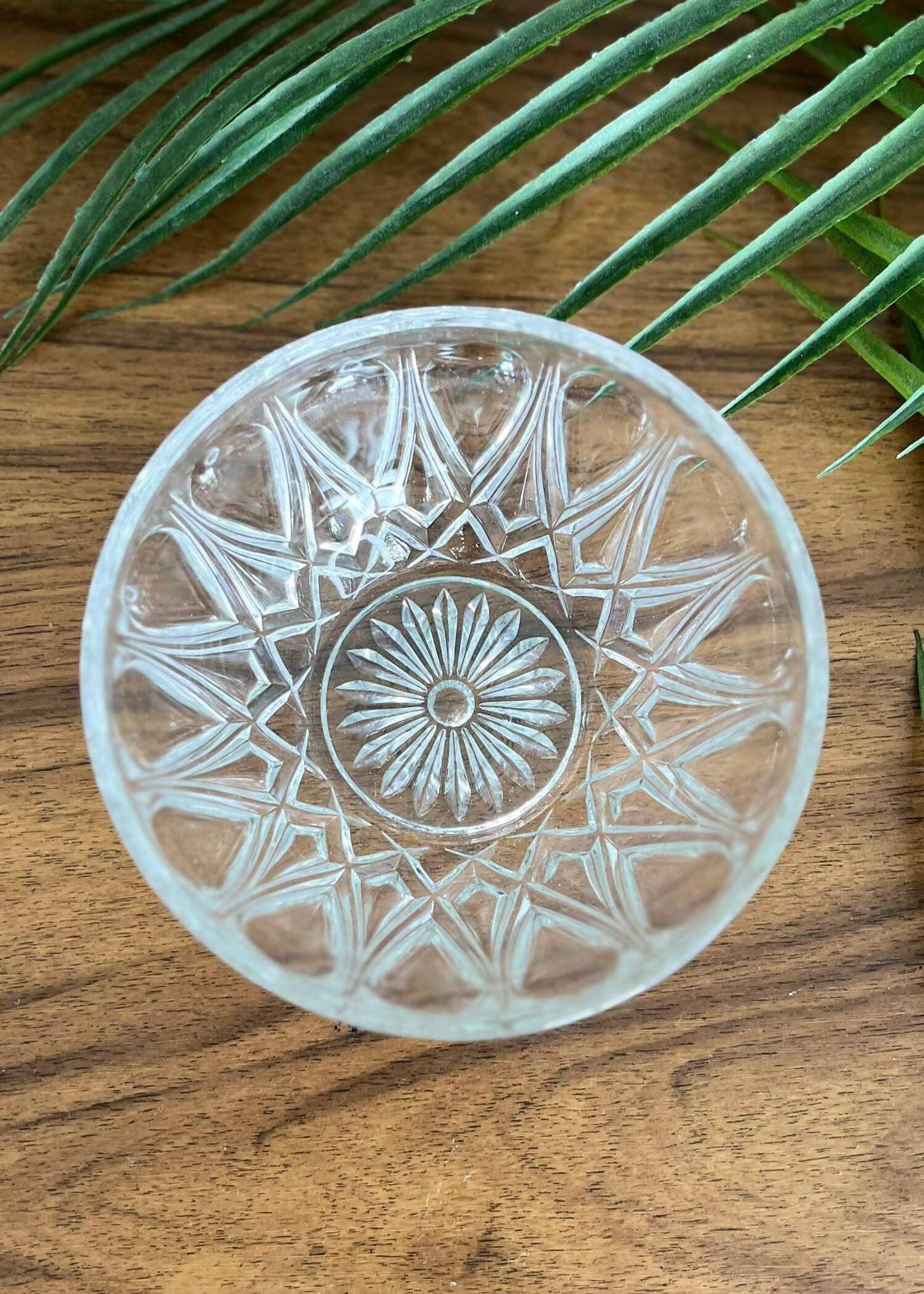 Ramekin Ravier Vintage Chiseled Glass Bowl Fruit Bowl Dessert Bowl ...