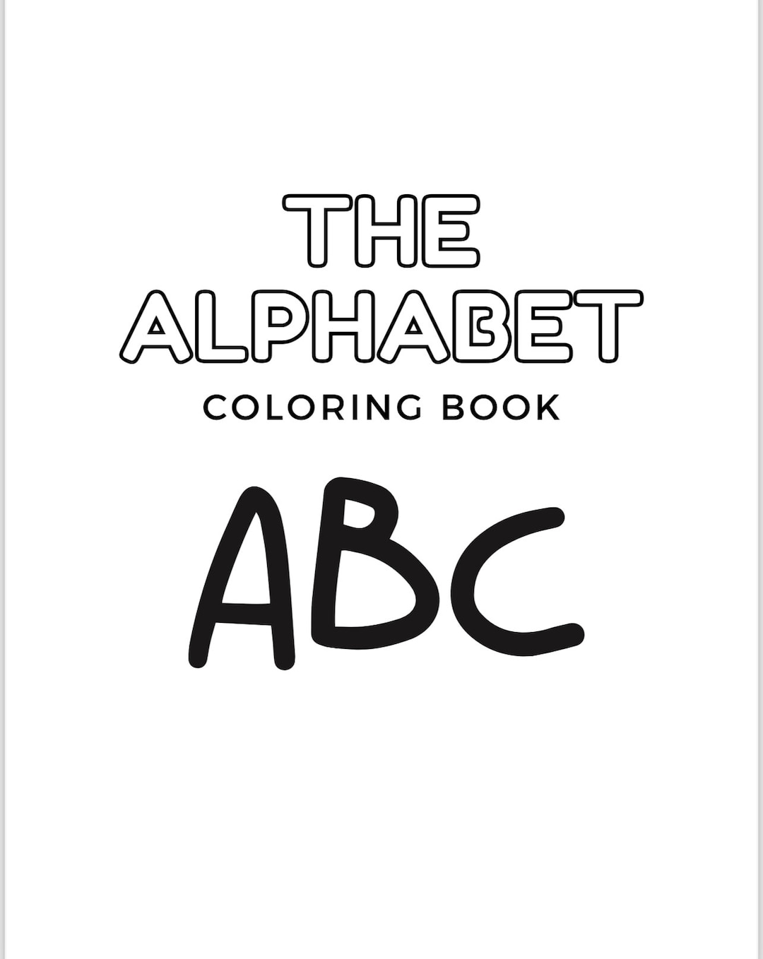 Printable A to Z Coloring Worksheets - Etsy