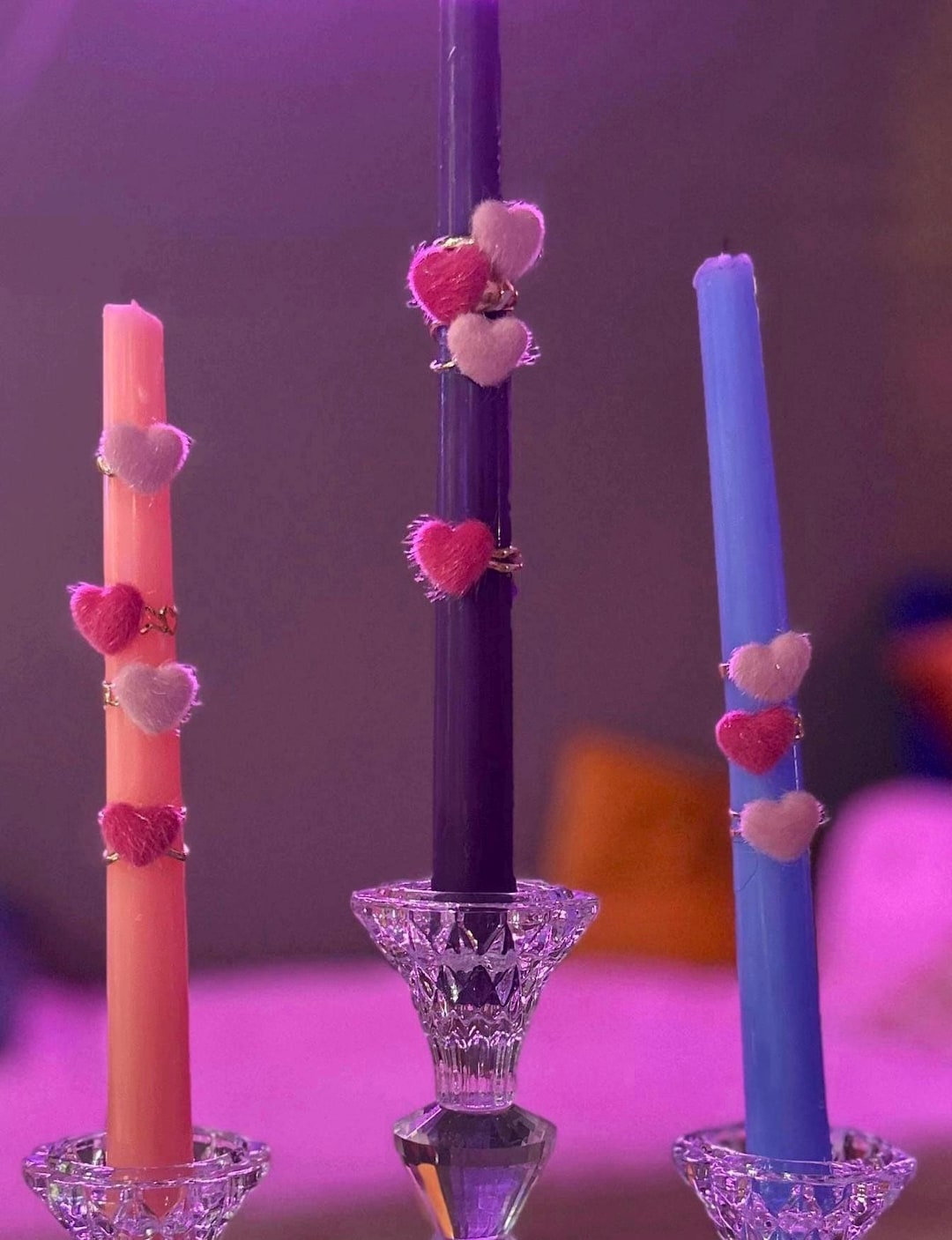 Rings|accessories| Fuzzy Y2K Pink Heart Ring - Etsy