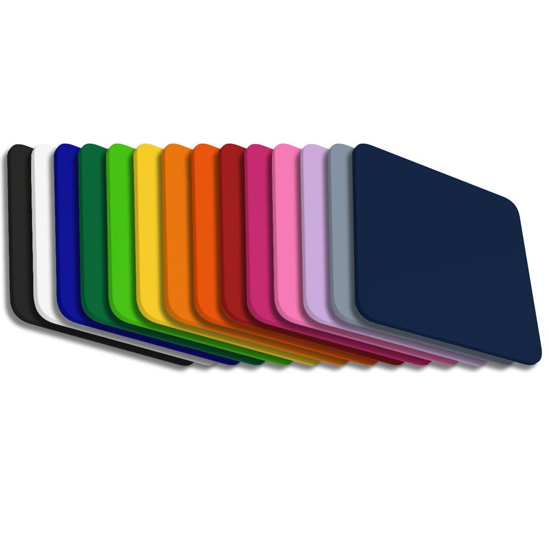 Colored Plastic Sheets - Etsy