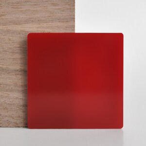 Cherry Red Acrylic Sheet 3mm Acrylic PMMA Cast Acrylic Laser Cutting ...