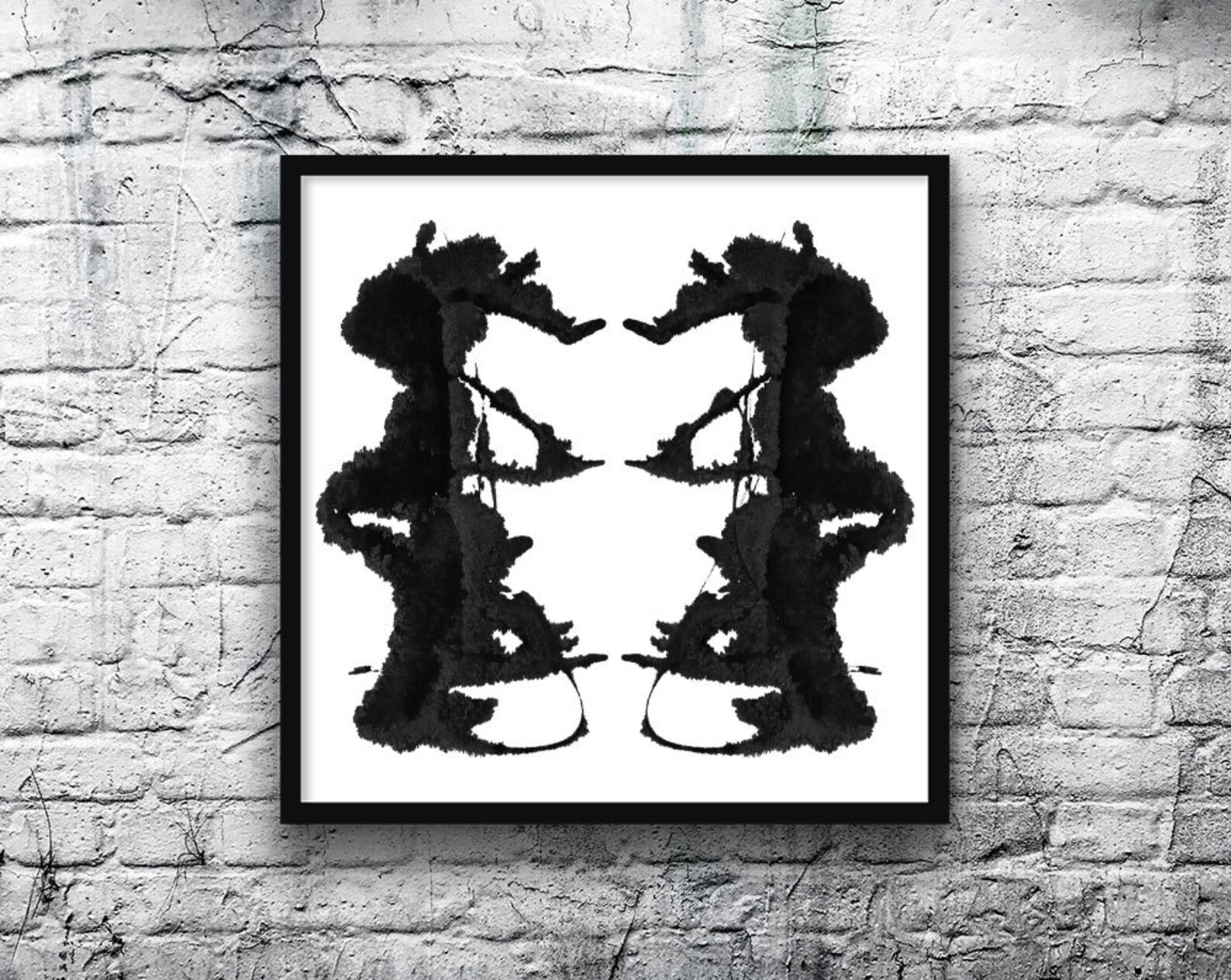 Rorschach Print Psychology Artwork Digital Image No 19 - Etsy
