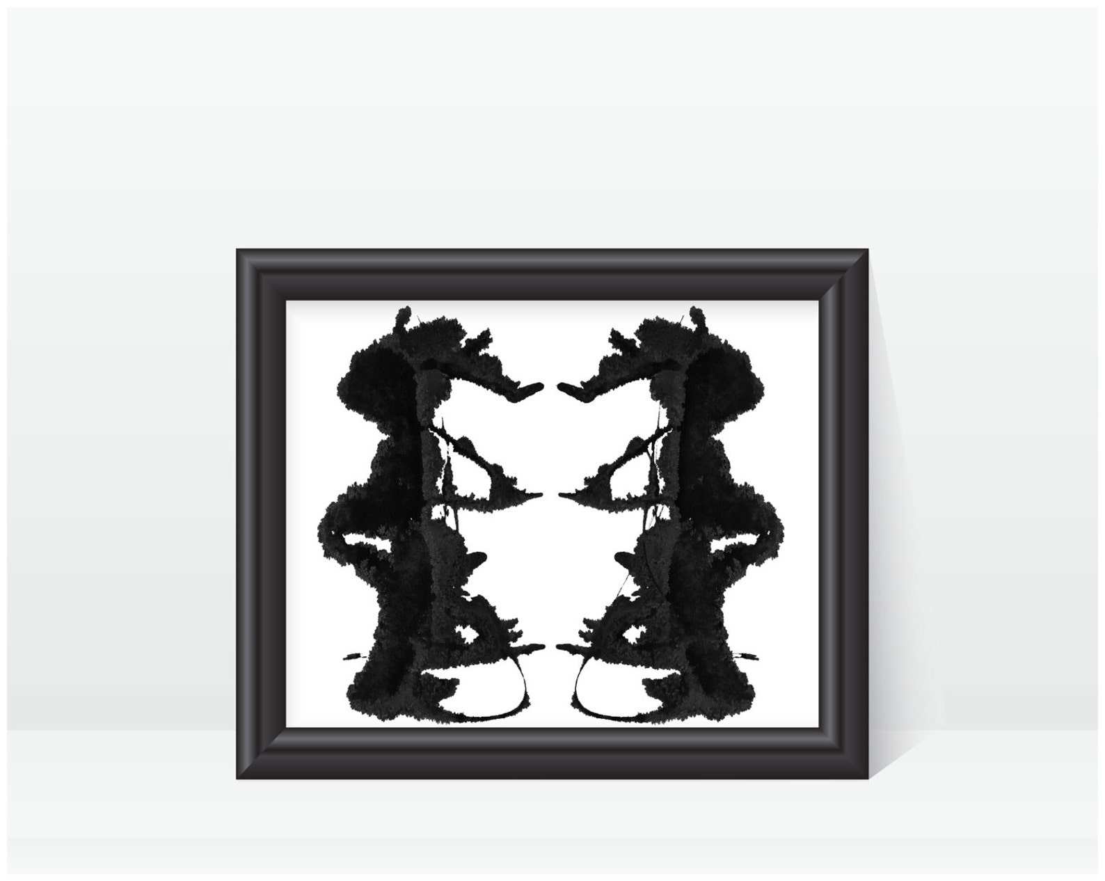 Rorschach Print Psychology Artwork Digital Image No 19 - Etsy
