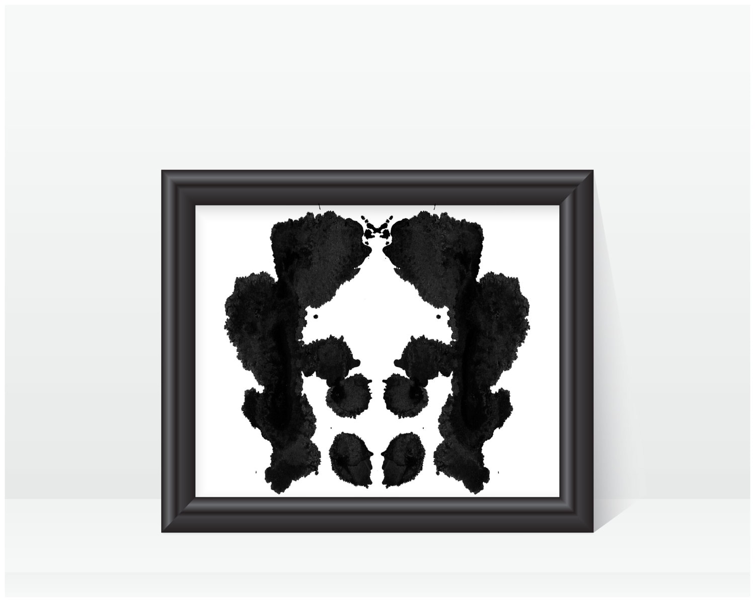 Rorschach Ink Blot Art Print, Psychology Office Decor (digital Download ...
