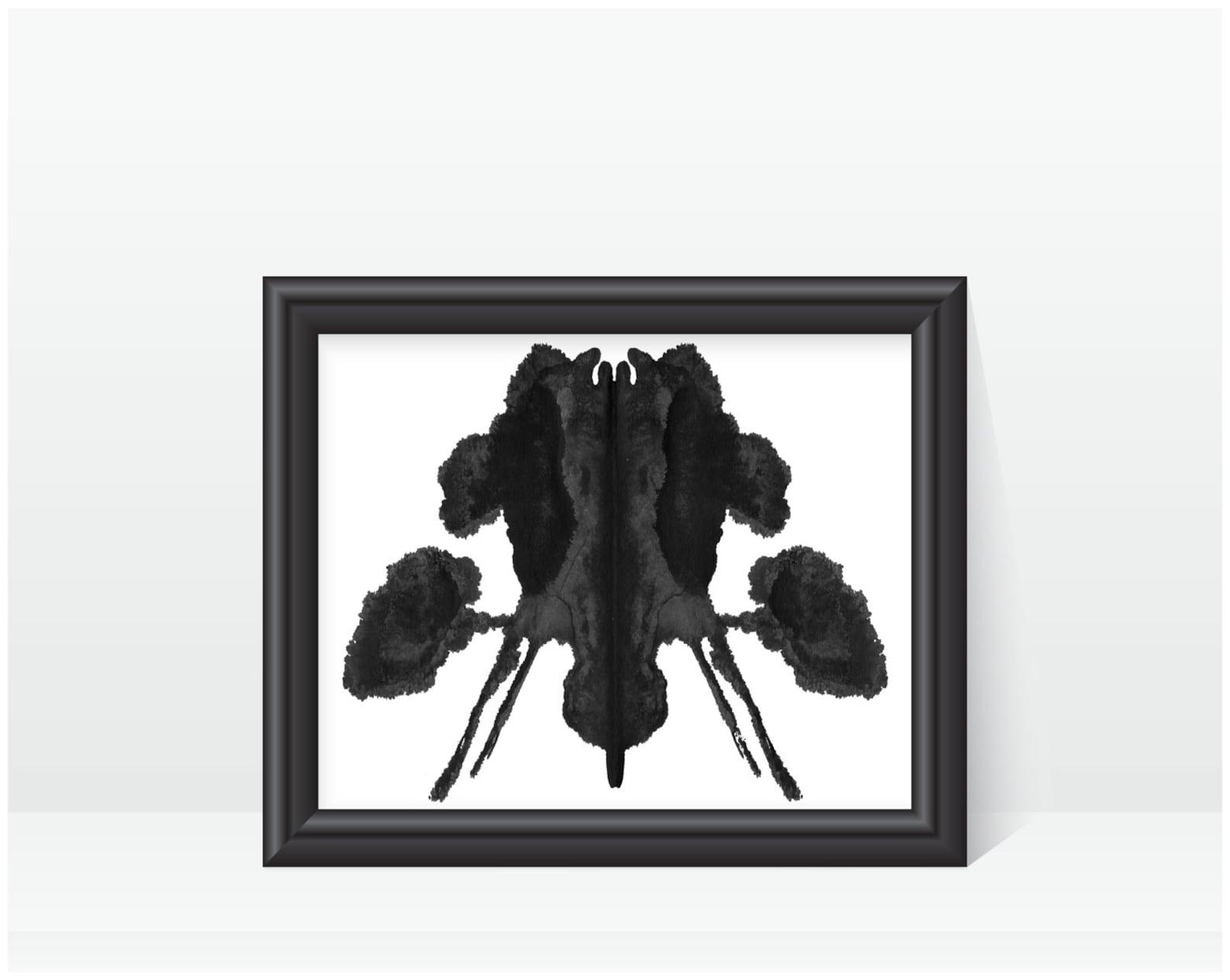 Psychologist Art Print Rorschach Ink Blot Test Digital Download ...