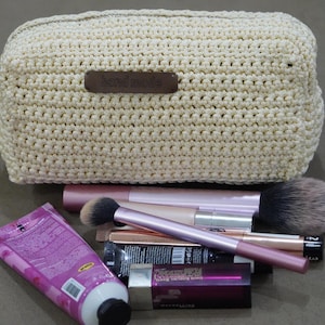 Crochet Pattern, Makeup Bag Pattern, Makeup Pouch- Makeup Bag, Pencil ...