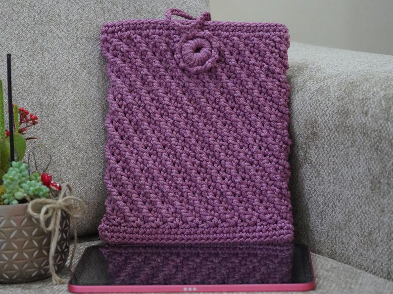 Crochet Pattern, Laptop Pouch, Tablet Sleeve, Laptop Covers, PDF and ...