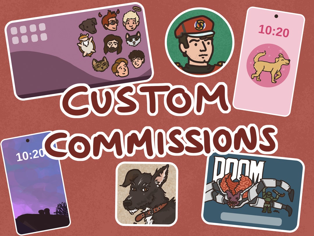 Custom Digital Illustration Commissions: Profile Pictures, Phone ...