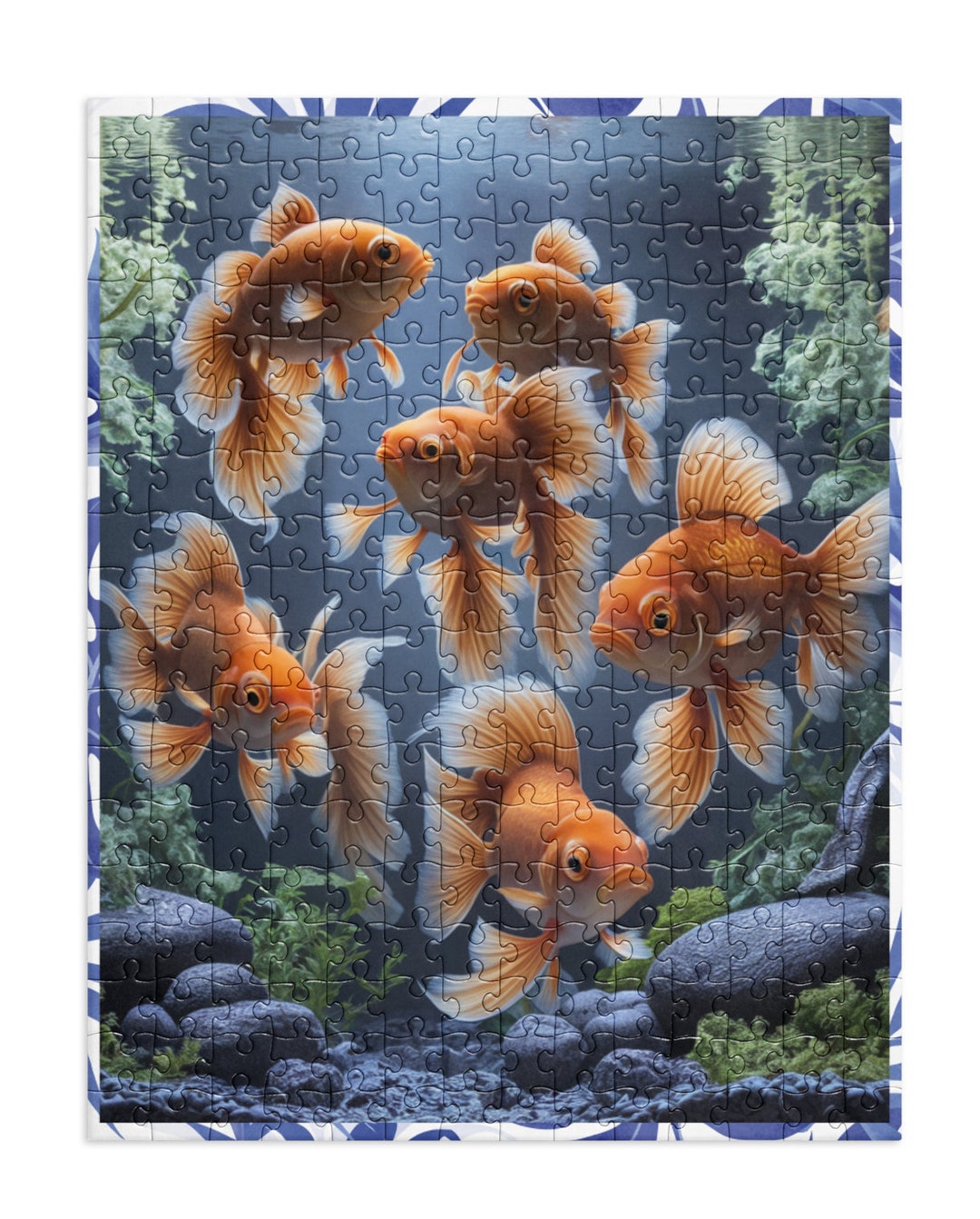 Fancy Goldfish in a Tropical Aquarium 250 Piece Jigsaw Puzzle - Etsy