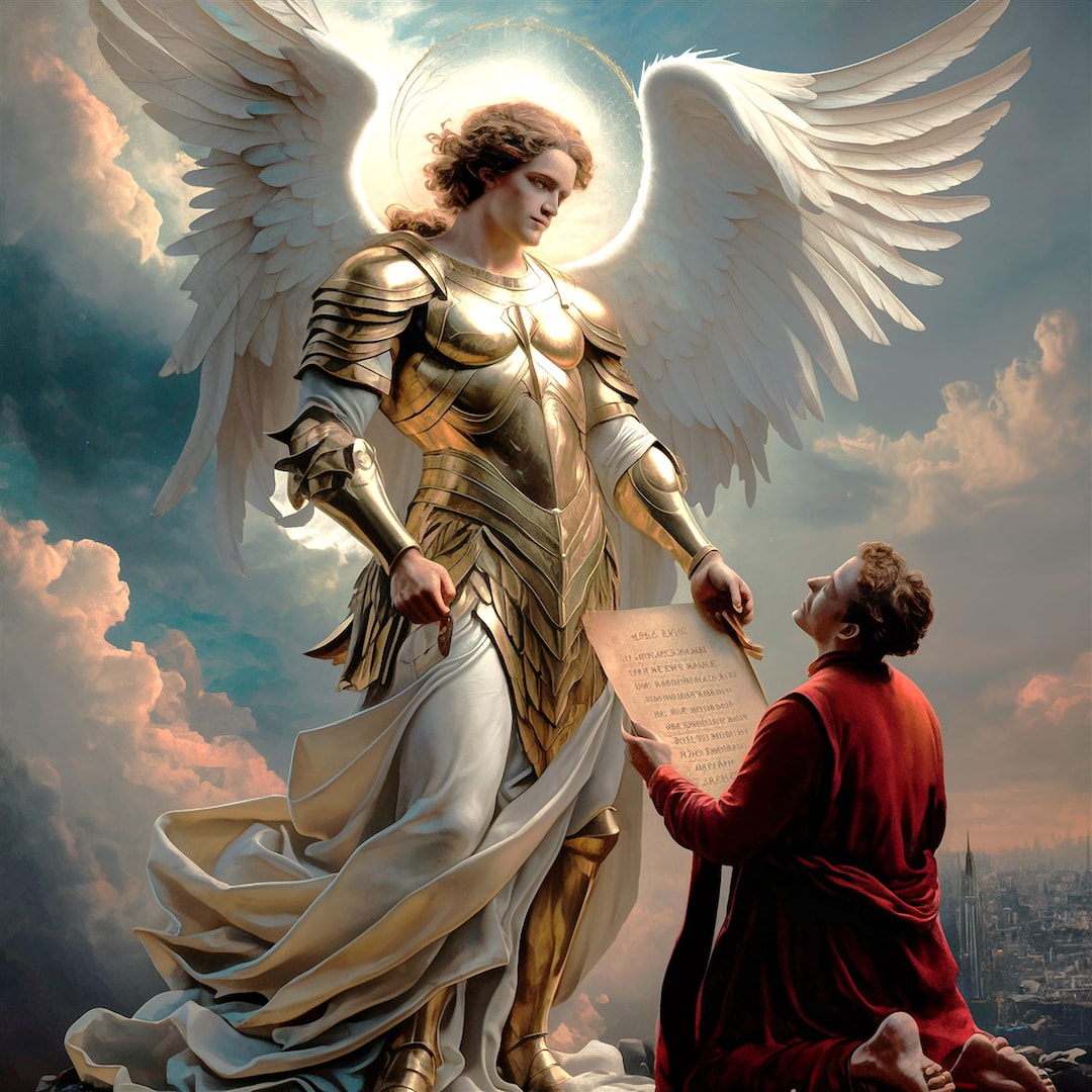 Archangel Gabriel / Angel Puzzle / Angel Gabriel / Guardian Angel ...