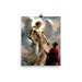 Archangel Gabriel Matte Poster: Modern Angel Gabriel Art - Etsy