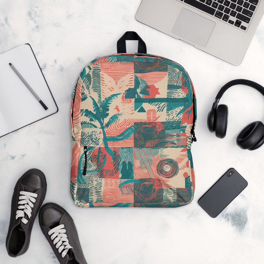 Mediterranean Themed / Backpack / Travel Carry-on / European Vacation ...