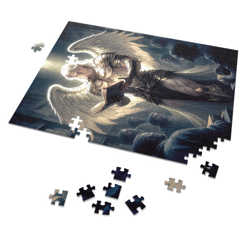 Archangel Uriel / Jigsaw Puzzle 252, 500, 1000-piece / Angel of Wisdom ...