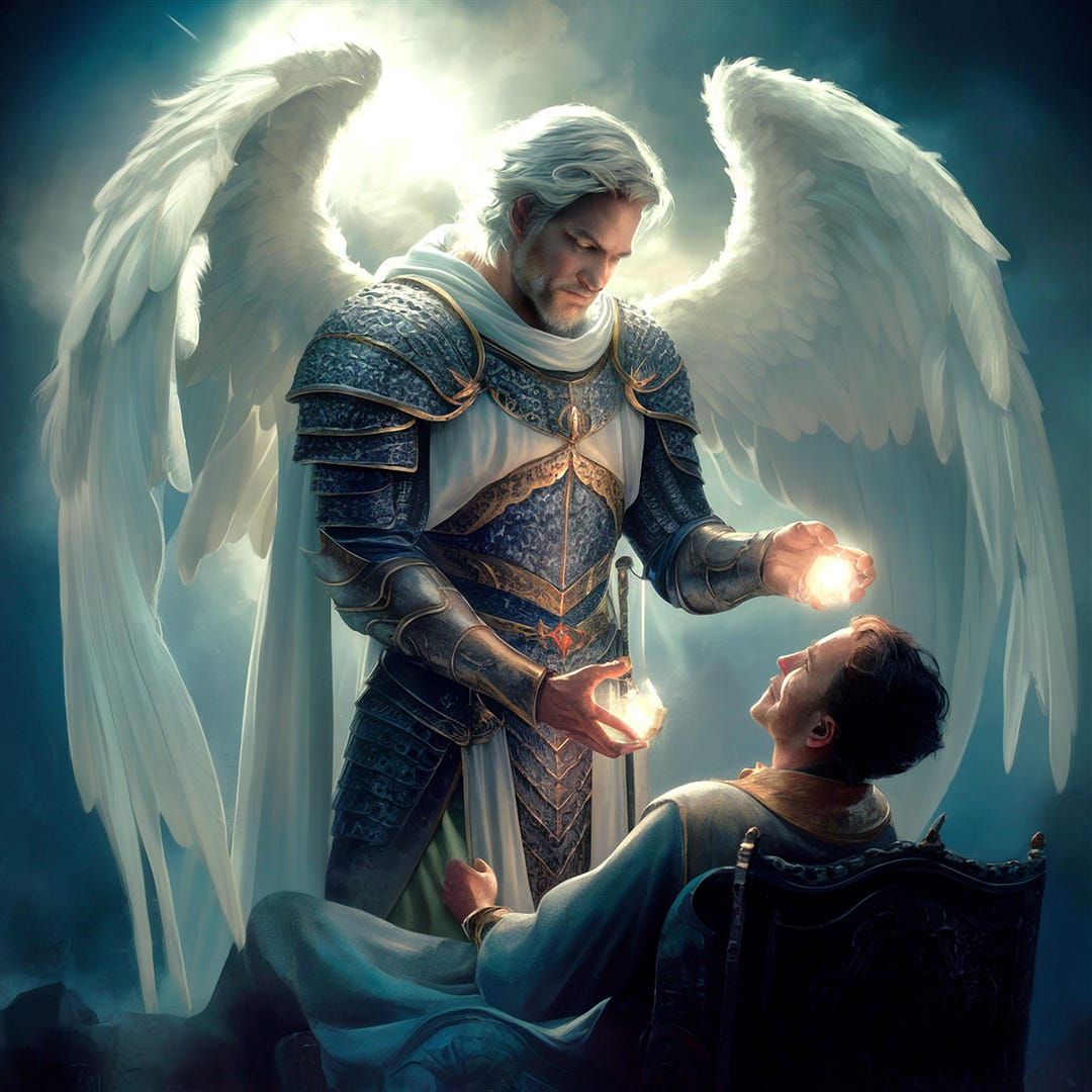 Archangel Rafael / Angel Puzzle / Angel Rafael / Guardian Angel ...