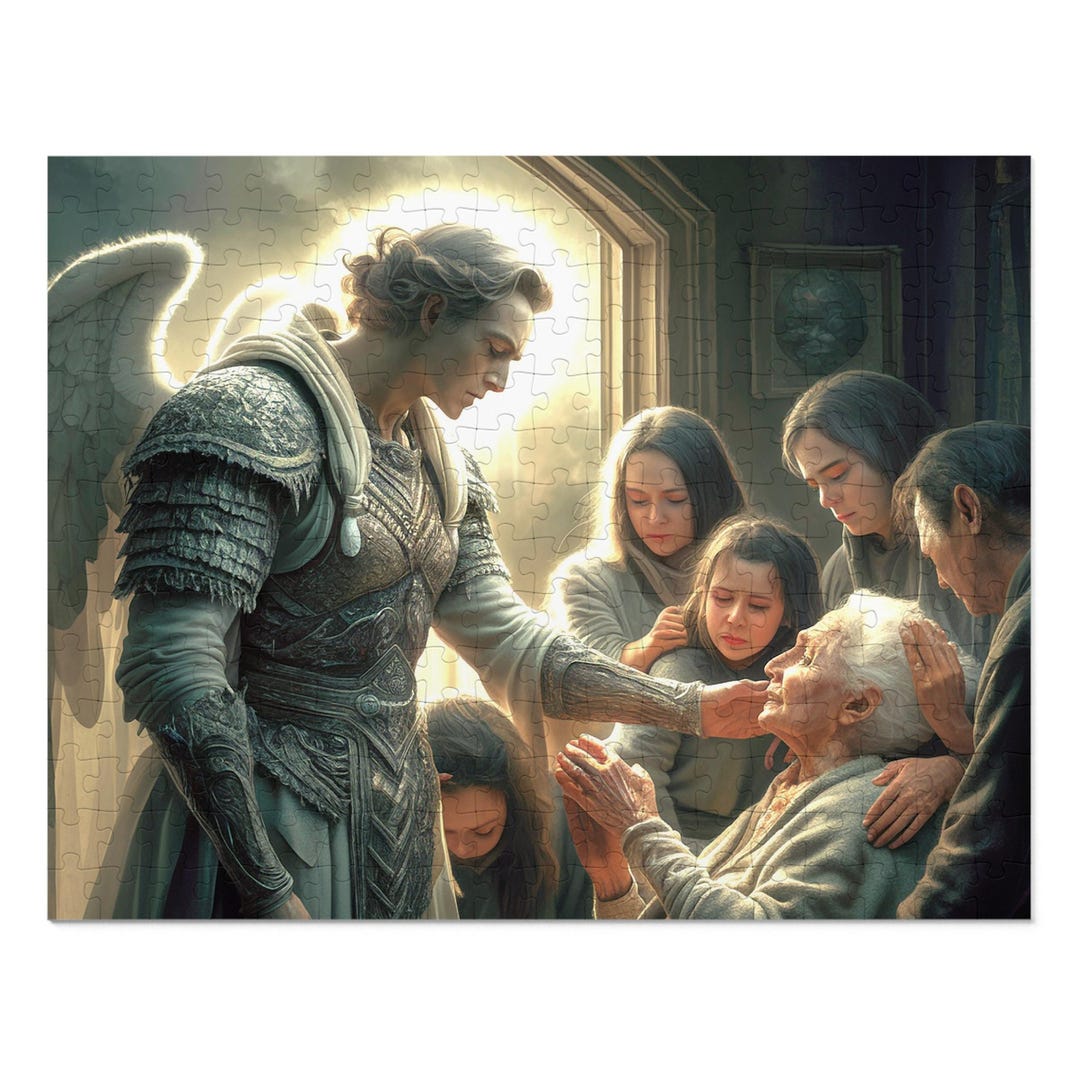 Archangel Azrael Jigsaw Puzzle: Christian Religious Gift - Etsy