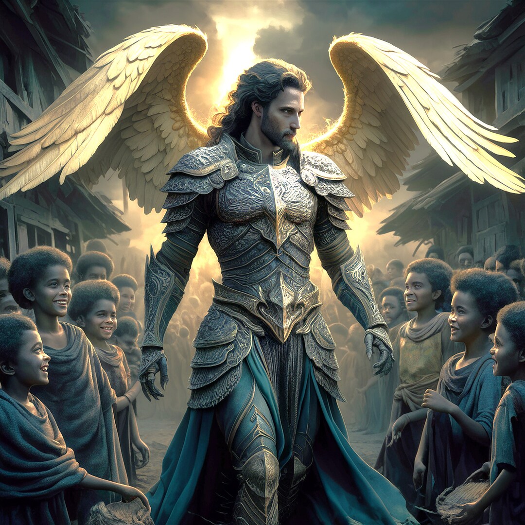 Archangel Remiel / Jigsaw Puzzle 252, 500,1000-piece / Angel of Mercy ...