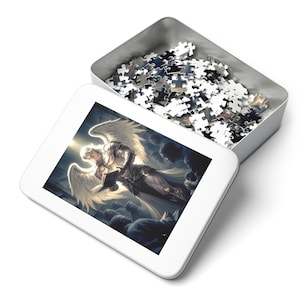 Archangel Uriel / Angel Puzzle / Angel Uriel / Guardian Angel / Jigsaw ...